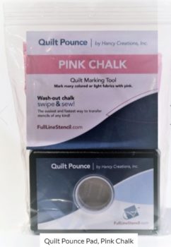 Pink Quilt Pounce Kit - Bold Notion Quilting