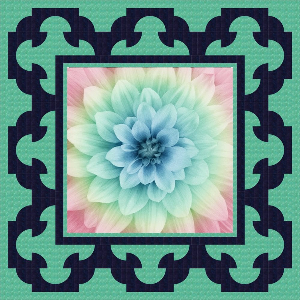Lattice Border Digital Pattern - Bold Notion Quilting