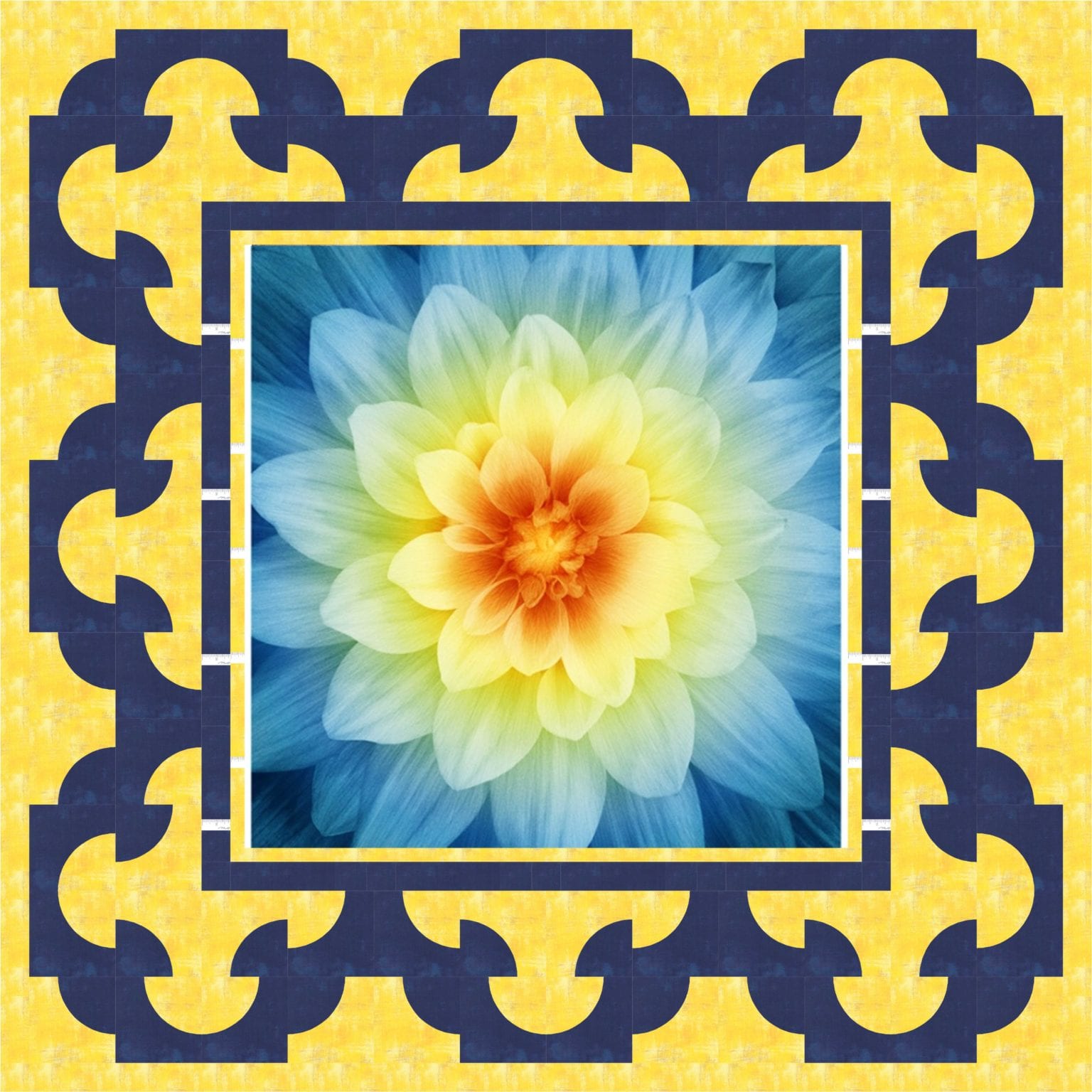 Lattice Border Digital Pattern - Bold Notion Quilting