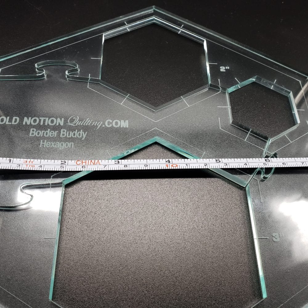 Hexagon Border Buddy - Bold Notion Quilting