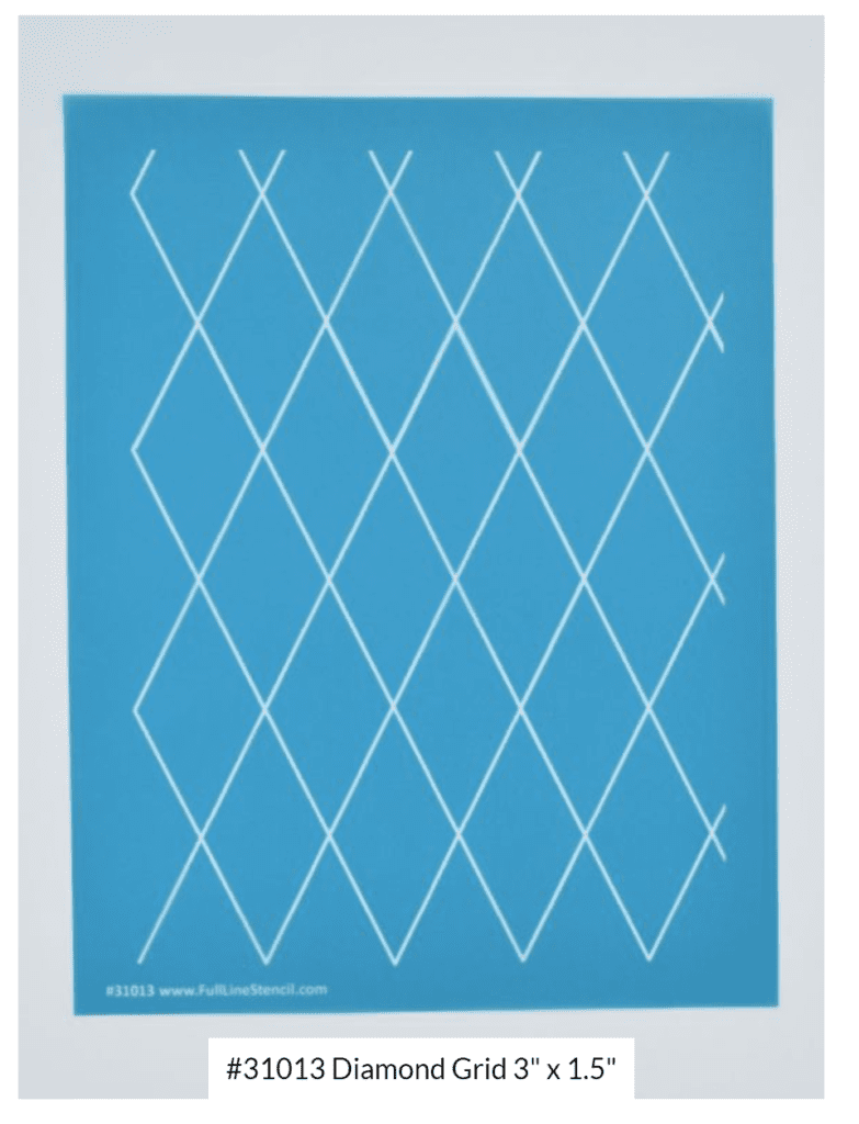 3 x 1.5" Diamond Grid - Bold Notion Quilting